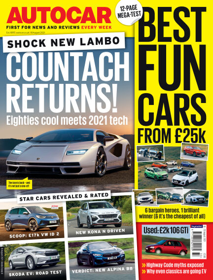 18 August 2021 - Autocar Magazine - 1000's of magazines in one app