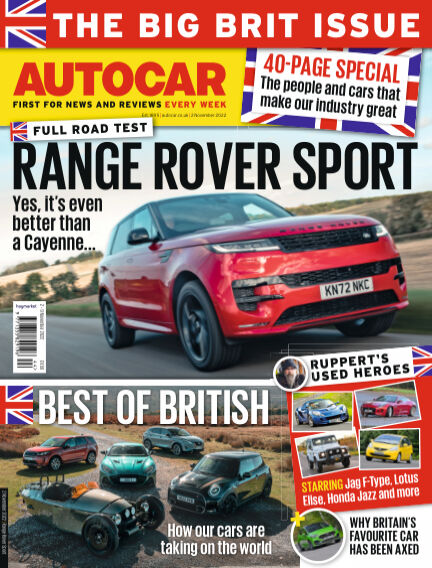 2 November 2022 - Autocar Magazine - 1000's of magazines in one app