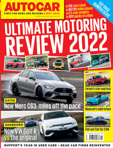 21 December 2022 - Autocar Magazine - 1000's of magazines in one app