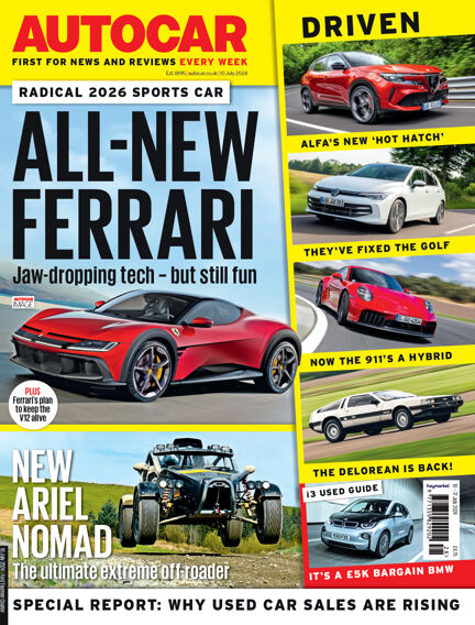 10 July, 2024 - Autocar Magazine - 1000's of magazines in one app