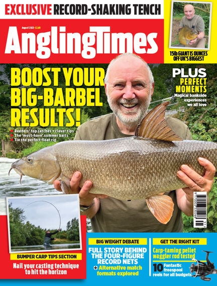 01 August, 2023 - Angling Times Magazine - 1000's of magazines in one app