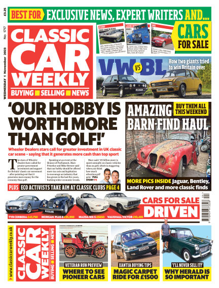 1 November 2023 - Classic Car Weekly Magazine - 1000's of magazines in ...