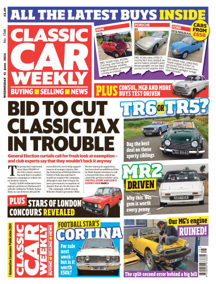 12 June 2024 - Classic Car Weekly Magazine - 1000's of magazines in one app