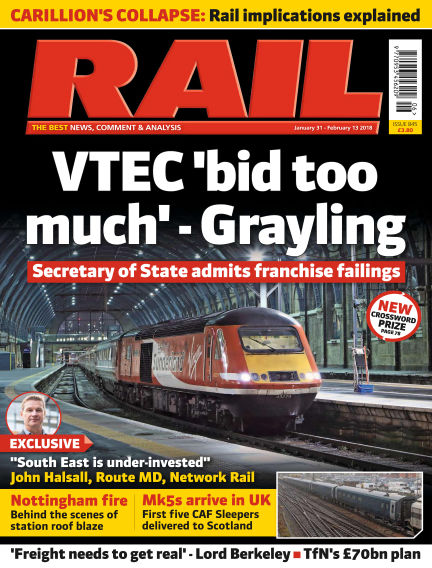 27 January, 2018 - Rail Magazine - 1000's of magazines in one app