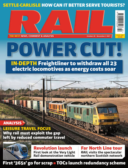 20 October, 2021 - Rail Magazine - 1000's of magazines in one app
