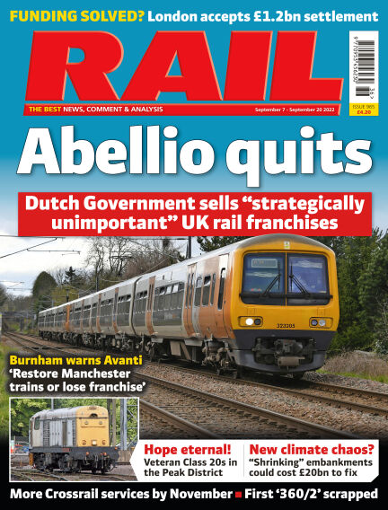 3 September 2022 - Rail Magazine - 1000's of magazines in one app