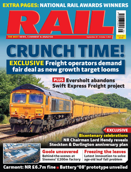 20 September, 2023 - Rail Magazine - 1000's of magazines in one app