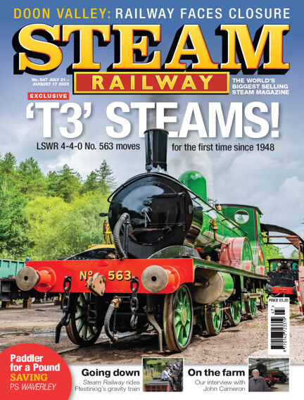 21 July, 2023 - Steam Railway Magazine - 1000's of magazines in one app