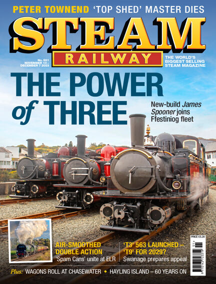 10 November, 2023 - Steam Railway Magazine - 1000's of magazines in one app