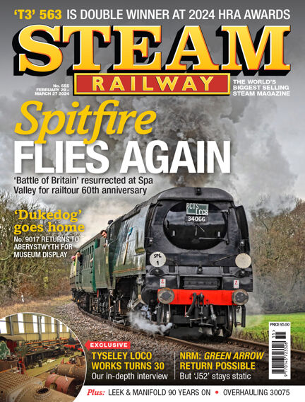 29 February, 2024 - Steam Railway Magazine - 1000's of magazines in one app