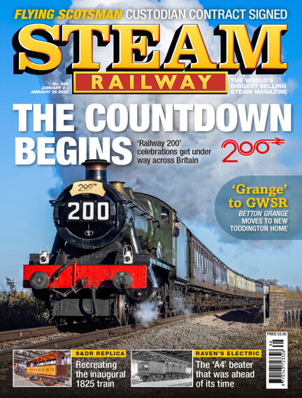 2 January 2025 - Steam Railway Magazine - 1000's of magazines in one app
