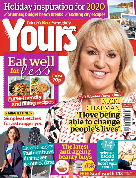 14 January, 2020 - Yours Magazine - 1000's of magazines in one app