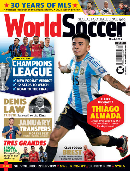 14 February, 2025 - World Soccer Magazine - 1000's of magazines in one app