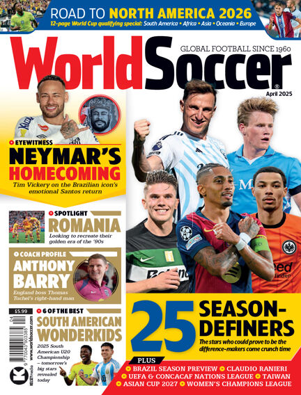 14 March, 2025 - World Soccer Magazine - 1000's of magazines in one app