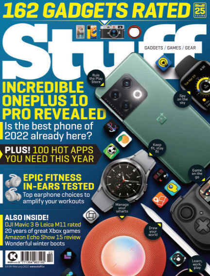 20 January, 2022 - Stuff Magazine - 1000's of magazines in one app