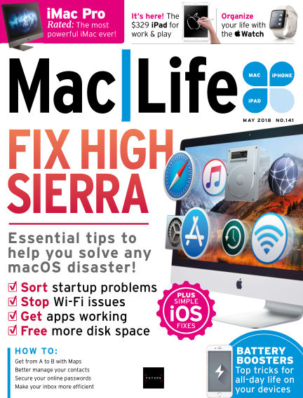 1 May 2018 - Mac Life Magazine - 1000's of magazines in one app