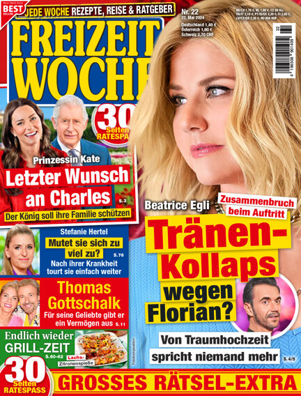 Lies 22. Mai 2024 - Freizeitwoche auf Readly – die ultimative Magazin-Flatrate. Tausende ...