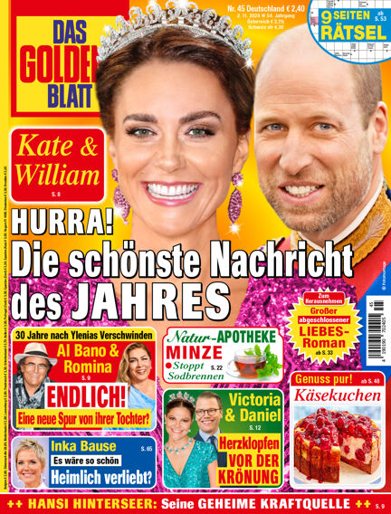Lies 2 November 2024 - Das Goldene Blatt auf Readly – die ultimative Magazin-Flatrate. Tausende ...