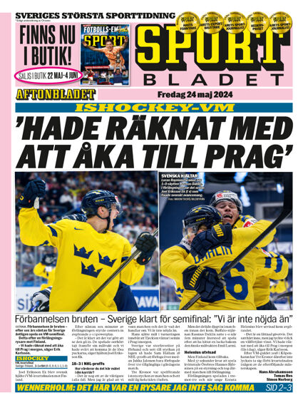 Läs tidningen Sportbladet med Readly - Den ultimata prenumerationen för ...