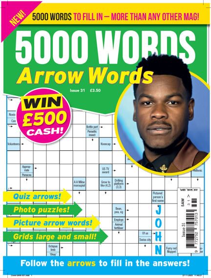 5000 Words Arrow words Magazine - 1000's of magazines in one app