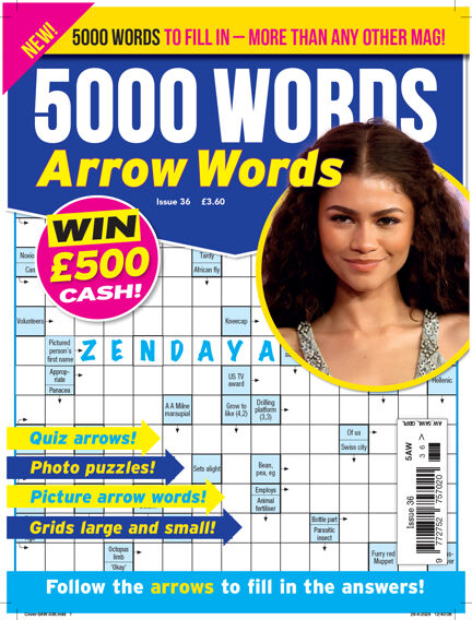 5000 Words Arrow words Magazine - 1000's of magazines in one app