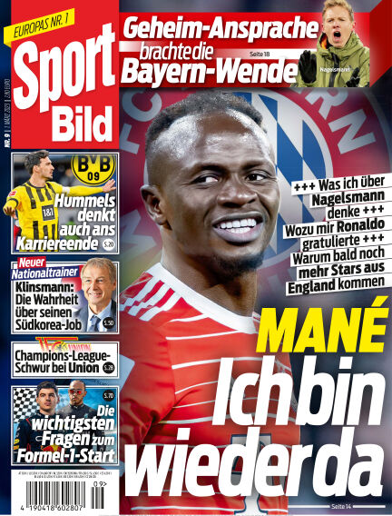 Read SPORT BILD magazine on Readly - the ultimate magazine subscription ...