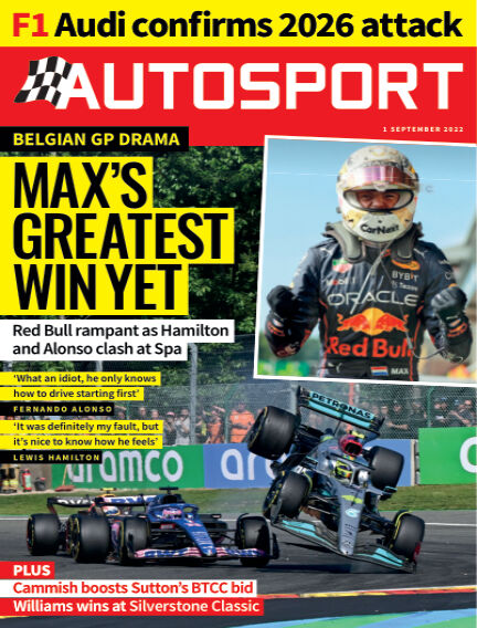 01 September, 2022 - Autosport Magazine - 1000's of magazines in one app