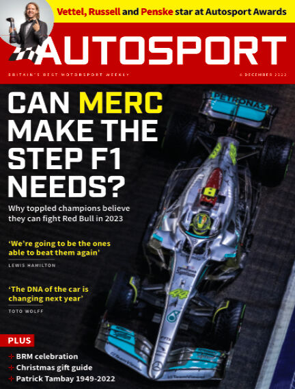 08 December, 2022 - Autosport Magazine - 1000's of magazines in one app