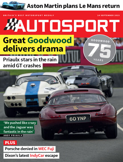 14 September 2023 - Autosport Magazine - 1000's of magazines in one app