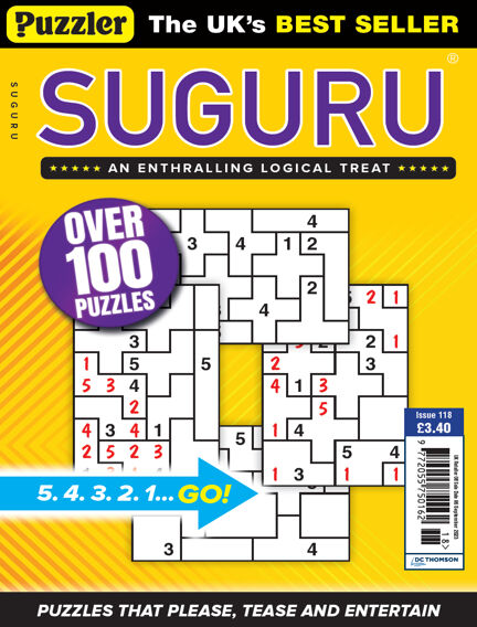 Puzzler Suguru Magazine - 1000's of magazines in one app