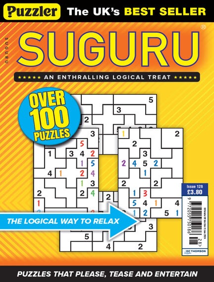Puzzler Suguru Magazine - 1000's of magazines in one app