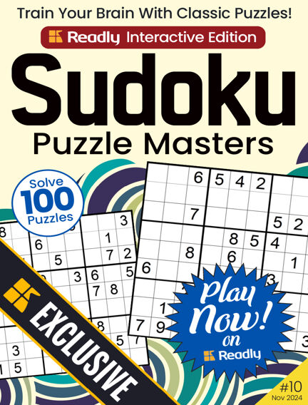 Sudoku Puzzle Masters - Interactive Readly Edition Magazine - 1000's of ...
