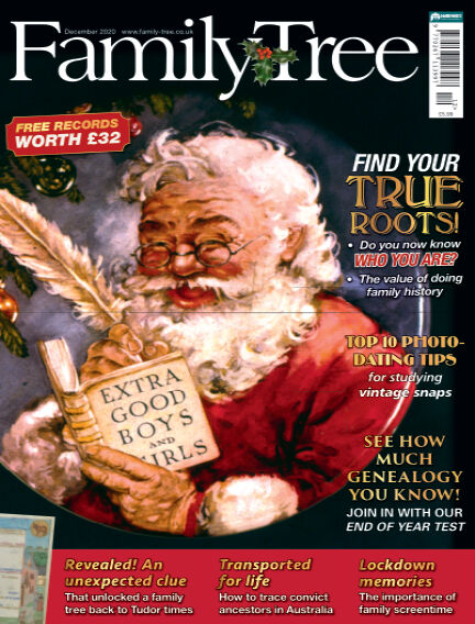 13 November, 2020 - Family Tree Magazine - 1000's of magazines in one app