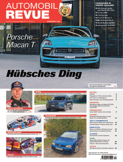 Read AUTOMOBIL REVUE magazine on Readly - the ultimate magazine ...