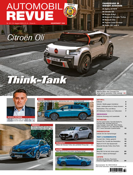 Read AUTOMOBIL REVUE magazine on Readly - the ultimate magazine ...