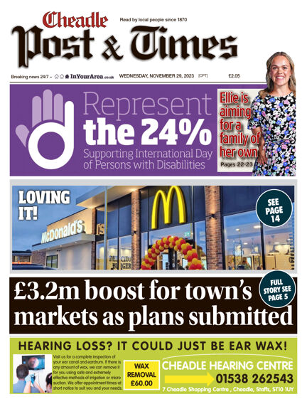 Cheadle Post And Times Magazine - 1000's of magazines in one app