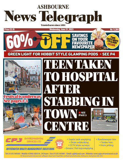 Ashbourne News Telegraph Magazine - 1000's of magazines in one app