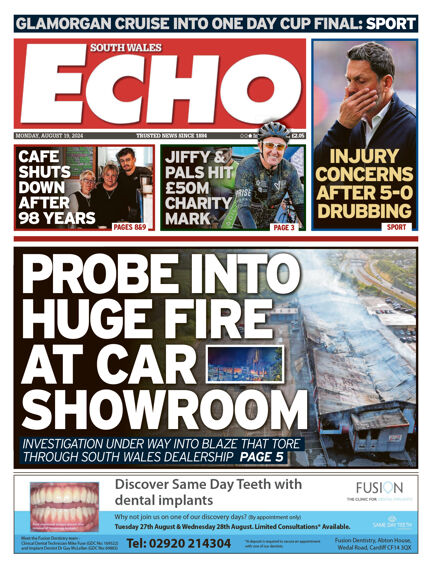 Page 95 - South Wales Echo Magazine - 1000's of magazines in one app