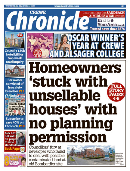 Read Crewe Chronicle magazine on Readly - the ultimate magazine subscription. 1000's of ...