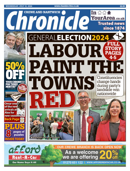 Crewe Chronicle Magazine - 1000's of magazines in one app
