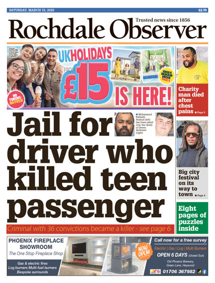 Rochdale Observer Magazine - 1000's of magazines in one app