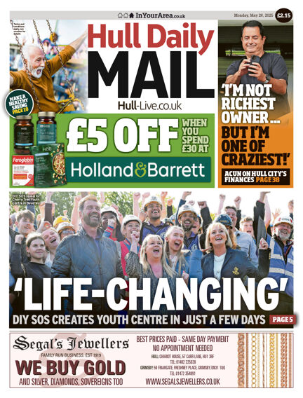 Page 1 - Hull Daily Mail Magazine - 1000's of magazines in one app