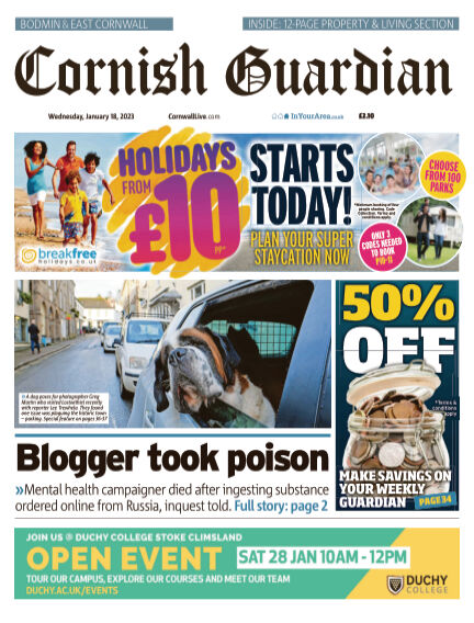 Read Cornish Guardian Bodmin magazine on Readly - the ultimate magazine ...