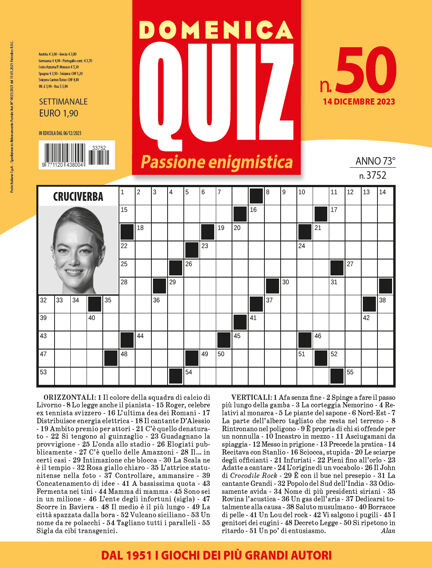 Read Domenica Quiz magazine on Readly - the ultimate magazine ...